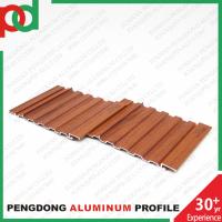 China Door Window Aluminum Profiles With Matte Black Wood-Touch Finish In Various Sizes And Designs Using Extrusion Technology for sale