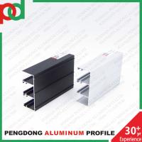 China Office Shopmall Tempered Glass Door Profiles Aluminum Single Track Double Rail Sliding Door for sale