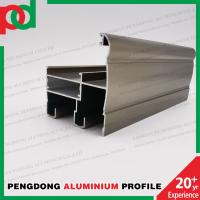 China Champagne Anodized 6063 Grade Aluminium Profile for Doors and Windows with 5.8 Meter Length for sale