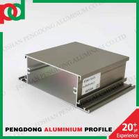 China Champagne Anodized 6063 Grade Aluminium Profile for Doors and Windows with 5.8 Meter Length for sale