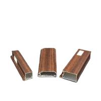 China Wood Finish Kitchen Cabinet Aluminium Extrusion Anodising For Israel for sale