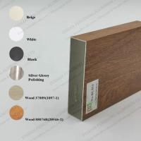 China Iraq Algeria Aluminum Kitchen Profile Wood Finish Aluminium Profiles for sale