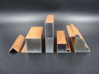 China 0.4mm Wood Grain Aluminium Profile Heat Insulation For Iraq Malaysia for sale