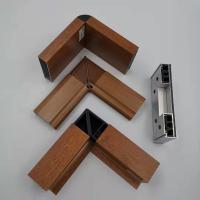 China OEM Libya Aluminium Kitchen Profiles Wood Grain Aluminum Extrusion for sale
