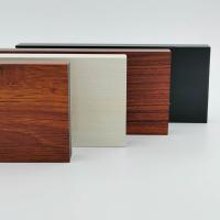 China Kitchen Cabinet 1.4mm Wood Finish Aluminium Profiles For Libya Middle East for sale
