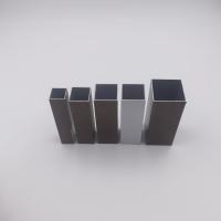 China ISO 14001 Extruded Aluminum Tubing Profiles Rectangular Round 40 x 40 for sale