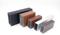 China Argentina Uruguay Aluminium Tube Profiles Powder Coated 6000 Series for sale