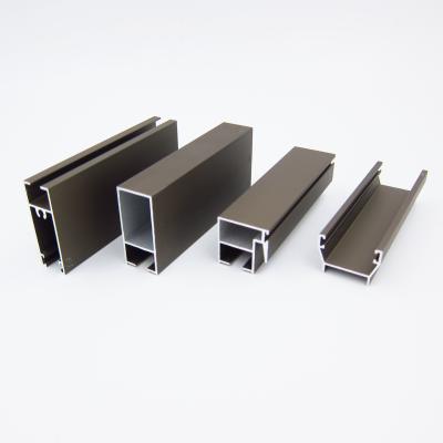 China T3 T4 T5 6063 Anodized Aluminium Window Profiles Heat Insulation for sale
