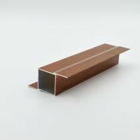 China 6M Israel Aluminium Kitchen Profiles Wood Grain Aluminum Extrusion for sale