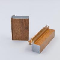 China Wood Grain  10mm Aluminium Kitchen Profiles For Decorations for sale