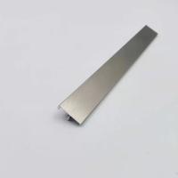 China 18.6mm T Shape extruded Aluminum Trim Decorative Edging Profiles for sale