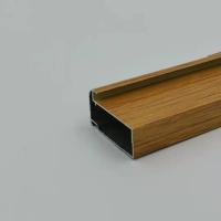 China 5.8M Aluminium Kitchen Cabinet Profile Wood Coated 1.4mm Thickness for sale