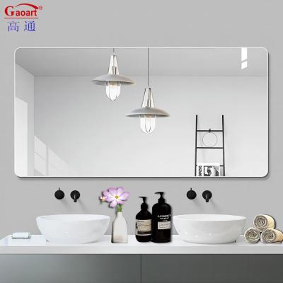 China Large House Sticker Toilet Mirror in Modern Style for Top Fashion Plain Bathroom Decor for sale