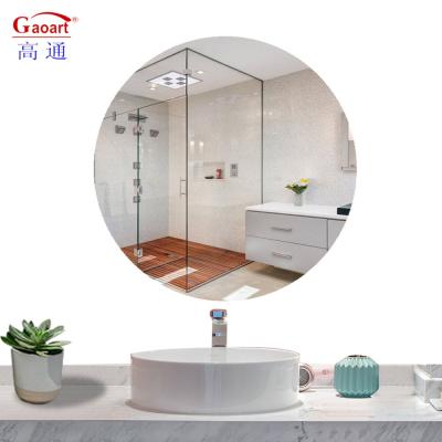 China Contemporary Glass Mirror Large Circle Frameless Shape for Home Decor and Wall Display for sale