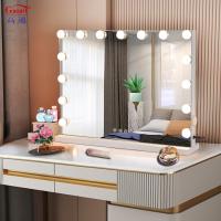 China Popular Design Hollywood Vanity Light Bulb for Makeup Metal and Glass Mirror Included for sale