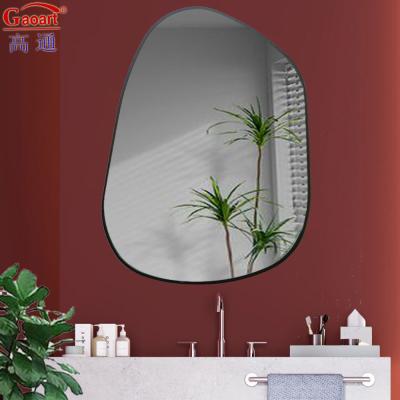 China Contemporary Design Style Full Length Antique Wooden Frame Wall Mirror for Everyday for sale