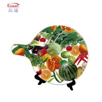 China Sustainable Customized Logo Acceptable Tempered Glass Serving Tray for Home and Kitchen for sale