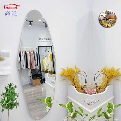 China Full Unbreakable Glass Mirror Modern Design Style for Wall Mounted Home Bathroom Decor for sale