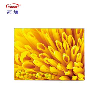 China Clear Logo Sublimation Cutting Board for Vegetable and Cheese Made of Tempered Glass for sale