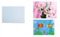 China Clear Logo Sublimation Cutting Board for Vegetable and Cheese Made of Tempered Glass for sale