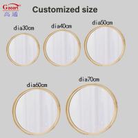 China Floor Length Mirror Fashion Wooden Big Rustic Modern Framed Bathroom Antique Decor Wood Frame Mirror for sale