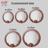 China Wooden Frame Mirror for Living Room of Contemporary Design Style Arch Wall Decor for sale