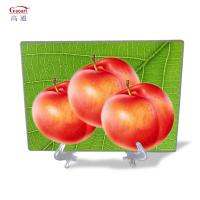 China Square Round Kitchen Cutting Board with Sublimation Blank and Coated Tempered Glass for sale