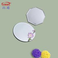China Modern Style Full Length Two-Way Wall Tray Bathroom Mirror with Half Round Shape for sale