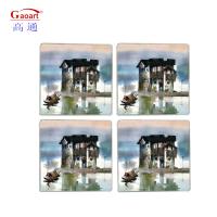 China ALL-Season Custom Shape Kitchen Cutting Board With Smooth Surface Wine Glass Coaster for sale