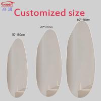China PVC Frame Glass Mirror Wall Mirror for Bedroom Decoration Beauty Luxury Glass for sale