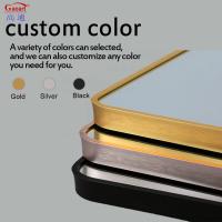 China PVC Frame Glass Mirror Wall Mirror for Bedroom Decoration Beauty Luxury Glass for sale