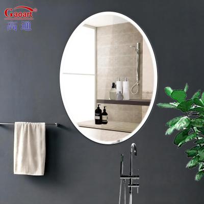 China Gold Wall Mounted Mirror for Modern Bathroom Decorative Magic Make Up Bedroom Decor for sale