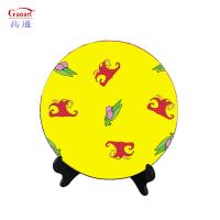 China ALL-Season Square Tempered Custom Cheese Cutting Board for Kitchen and Wine Glass Coaster for sale