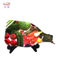 China ALL-Season Square Tempered Custom Cheese Cutting Board for Kitchen and Wine Glass Coaster for sale