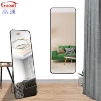 China Modern Stylish Metal Hotel Bathroom Glass Beveled Mirror for Home Decoration for sale