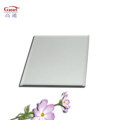 China Full Length Adhesive Bedroom Mirror Straight Edge Working and Bath Mirror Without Frame for sale
