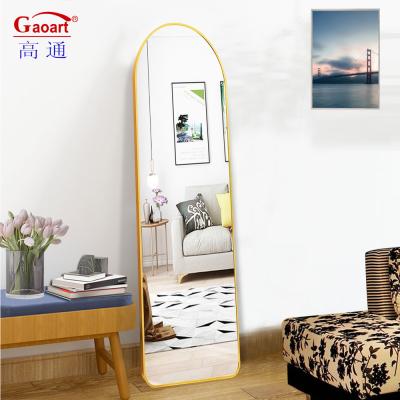 China Beveled Full Length LED Design Float Glass Dress Body Light for Living Room Decoration for sale
