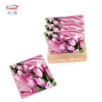 China Customized Color Blank Cut Float Bread Cutting Board for Kitchen and Wine Glass Coaster for sale