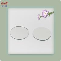 China Home Decor Full Length Round 80Cm Wall Adhesive Tray Two-Way Frameless Bathroom Mirror for sale