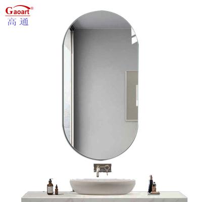 China Large Simple Bathroom Mirror with Huge Unbreakable Sheet and Modern Design Wall Body for sale