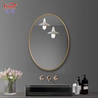 China Huge Gold Frameless Full Length Framed Black Decor Long Wall Mirror Custom White Frame for sale