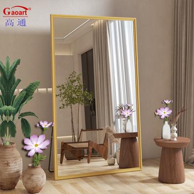 China Contemporary Aluninium Alloy Frame Mirror for Popular Design Entrance Dressing Room for sale