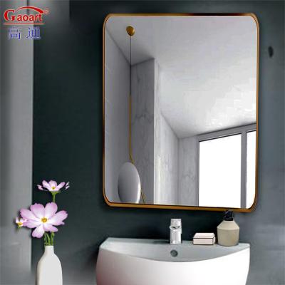China Customized Size Frameless Full Length Black Framed Wall Gym Mirror for Home Decoration for sale
