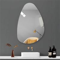 China Customized Size Beveled Glass Beauty Salon Makeup Furniture for Bathroom Decoration for sale