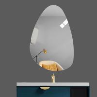 China Customized Size Beveled Glass Beauty Salon Makeup Furniture for Bathroom Decoration for sale