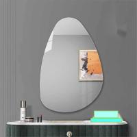 China Customized Size Beveled Glass Beauty Salon Makeup Furniture for Bathroom Decoration for sale