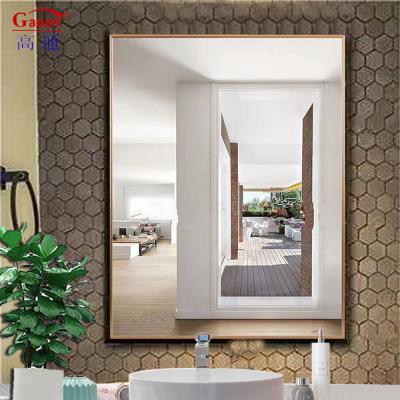 China Art Deco Design Style Rectangular Full Length Wall Mirror for Bedroom Decoration for sale