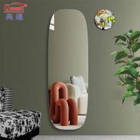China Customized Size Full Length Beveled Glass Makeup Bathroom Mirror with LED Design for sale