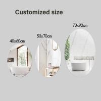 China Home Decor Mirror Modern Wall Mirror in Dress Shape for Big Circle Shape Beauty Star 50 for sale