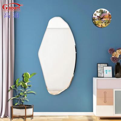 China Modern Style Full Length Silver Shaving Metal Mirror for Hotel Bathroom Beauty Salon for sale